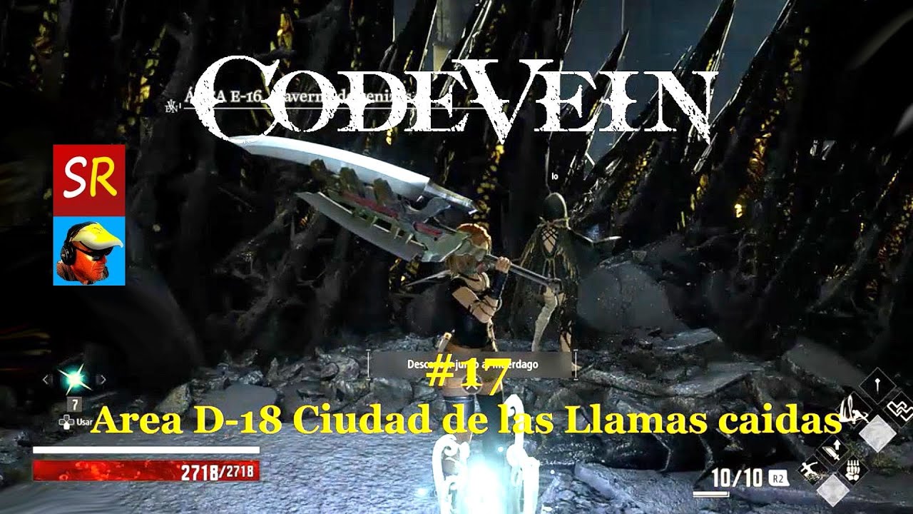 Code Vein #17 - Area D-18 Ciudad de las Llamas caidas | SeriesRol - YouTube