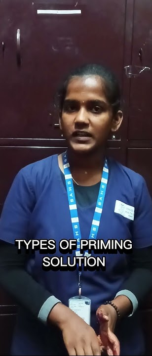 What is priming solutions |where used|தமிழில் #primingsolutions #hemodilution #prime - YouTube
