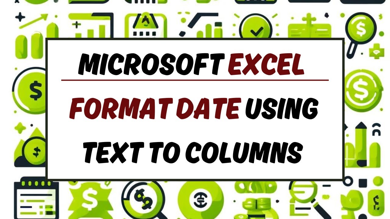 How To Format A Text Date In Excel Using Text To Columns Conversion How To Format A Text Date In Excel Using Text To Columns Conversion