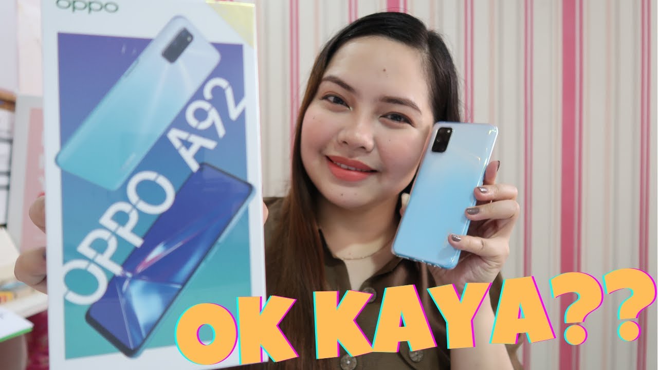 OPPO A92 Unboxing and First Impression Review | Nowie Mac - YouTube