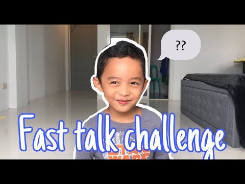 Fast Talk challenge! (first vlog) - YouTube