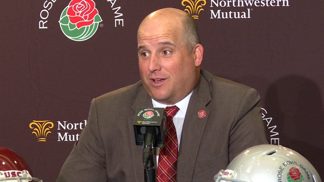 2017 Rose Bowl: USC coach Clay Helton savoring the moment, striving for ...