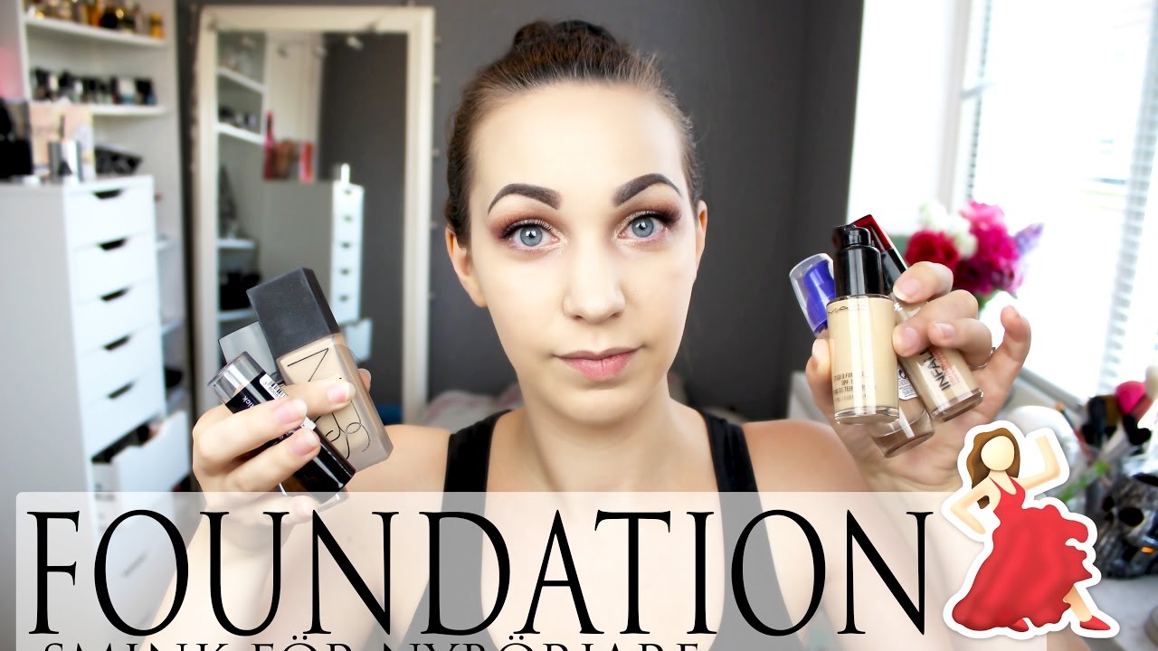 Smink för nybörjare - Foundation - YouTube