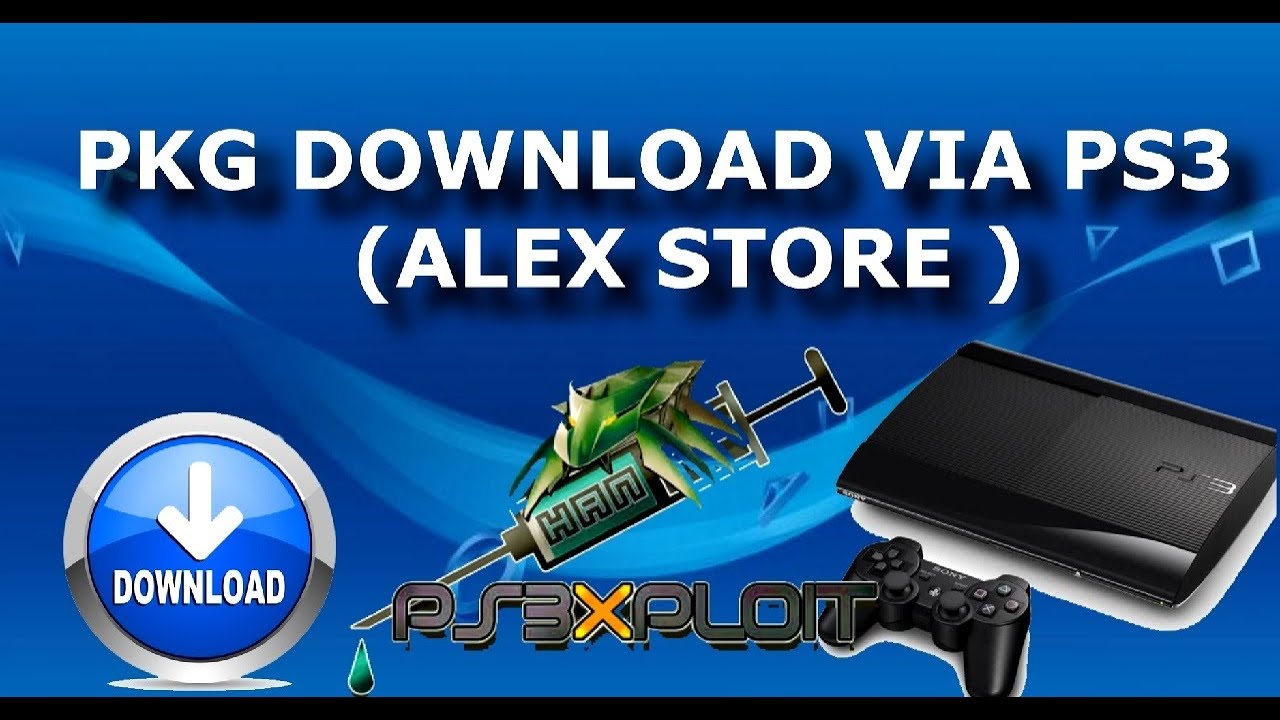 DESBLOQUEIO PS3:DOWNLOAD PKG DIRETO PELO PS3 PKG 4+(ALEX STORE) BLACK ...