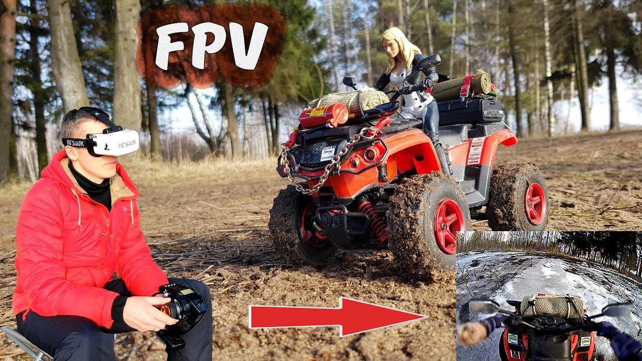 На КВАДРОЦИКЛЕ по бездорожью по FPV ... Оффроад 4x4 своими глазами ...