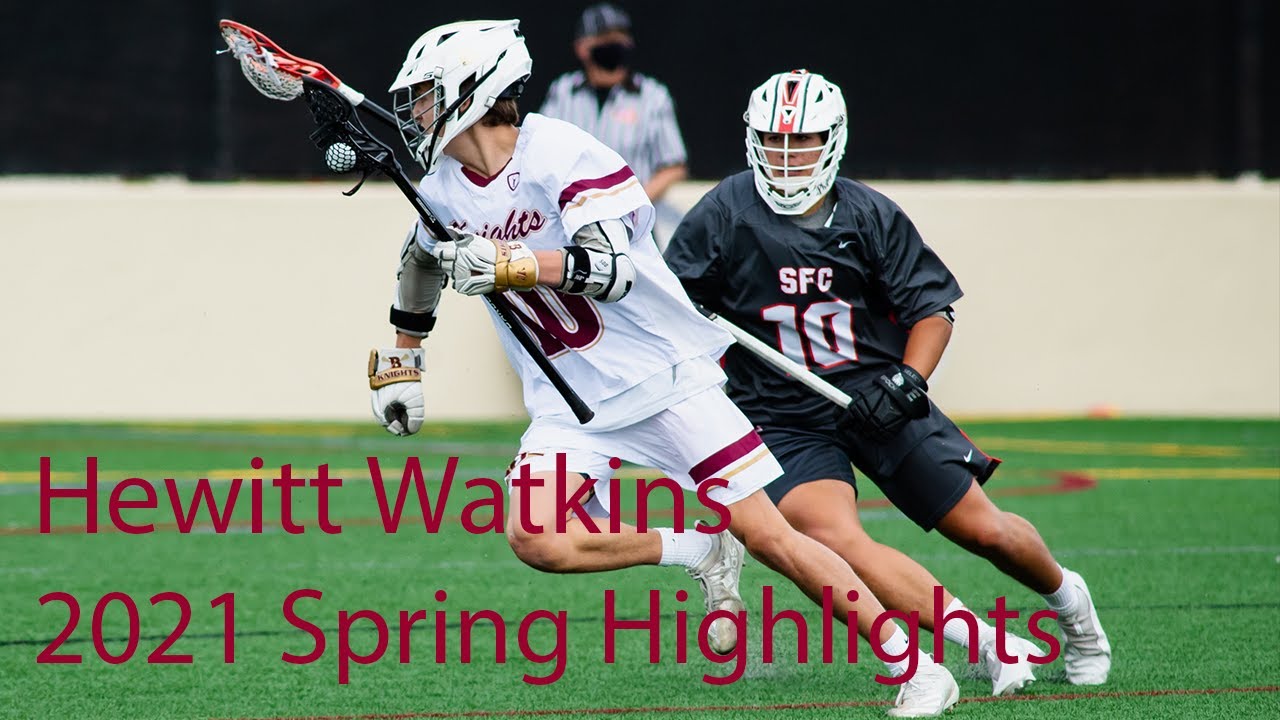 Hewitt Watkins '23 Sophomore Lacrosse Highlights - YouTube