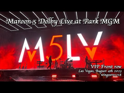 230804 4K [FANCAM] Maroon 5 Dolby Live at Park MGM Las Vegas Highlights