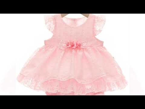 VESTIDO CURTO BETH BEBÊ RENDA COM CALCINHA NÁDIA ROSA