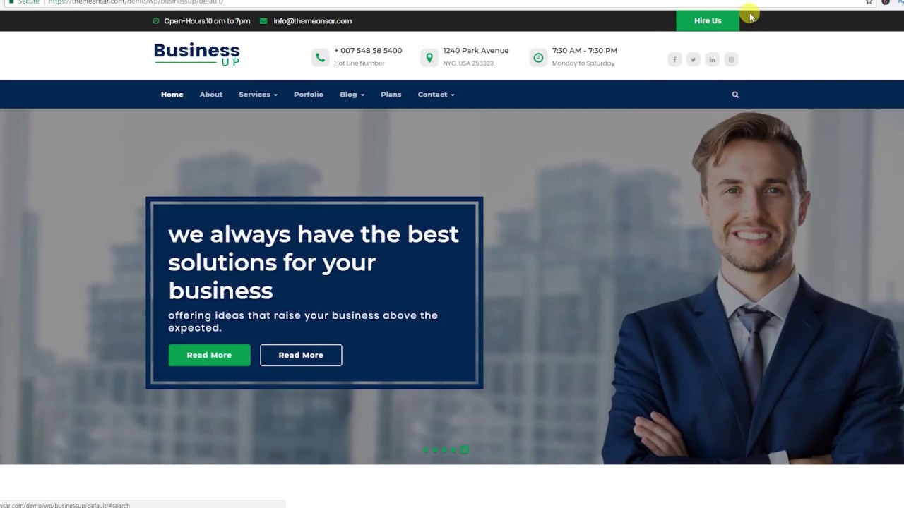 17 Best WordPress Business Themes Free to Build Business Website - YouTube