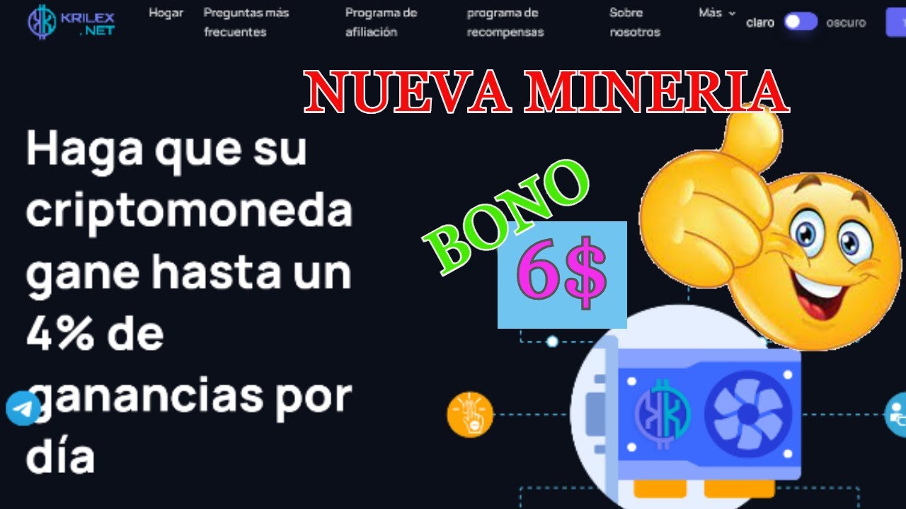 😎KRILEX😎NUEVA MINERIA EN LA NUBE😎6$ GRATIS PARA MINAR - YouTube