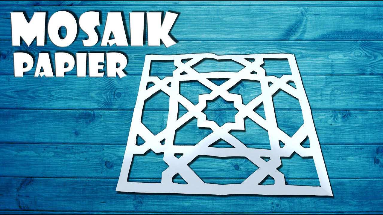 Mosaik aus Papier - mosaic paper oriental [4K] - YouTube