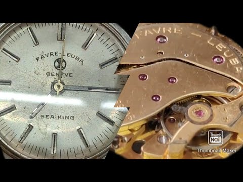 Assembly and Disassembly of favre leuba 253 movement - YouTube