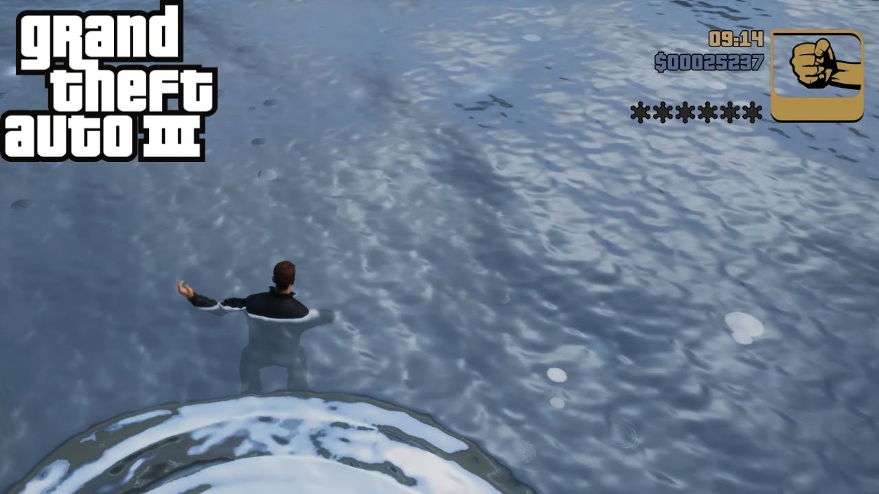 GTA 3 - Going for a swim the definitive edition - YouTube