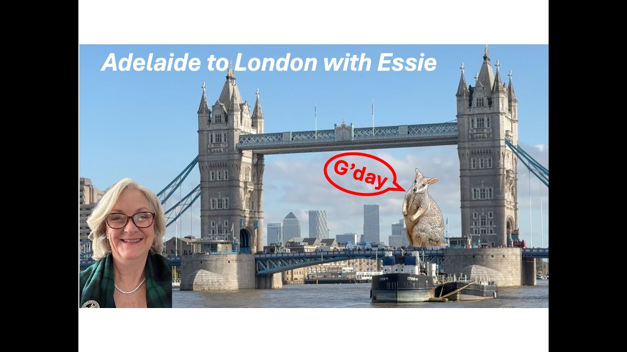 JOURNEY WITH ESSIE FROM ADELAIDE TO LONDON 2024 - YouTube