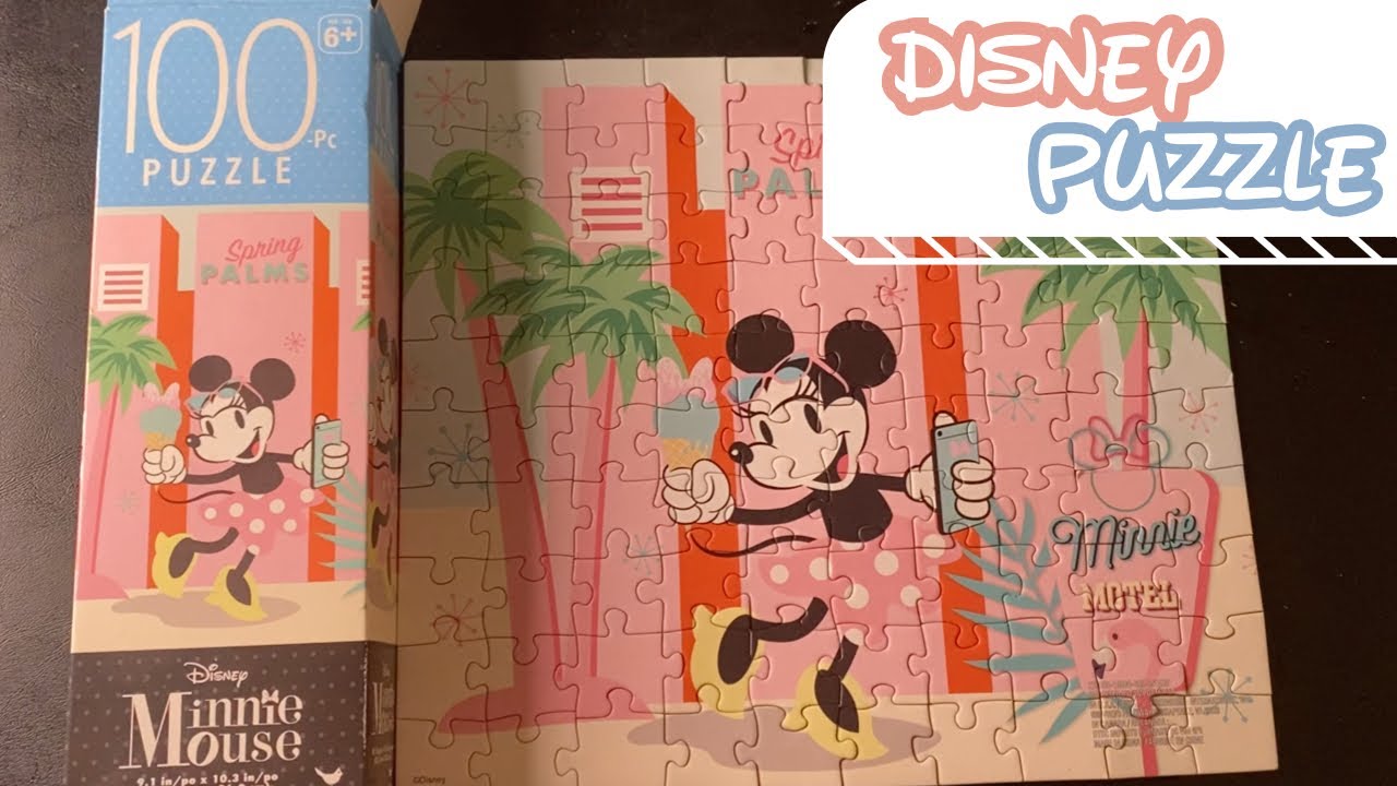DISNEY Minnie Mouse PUZZLE | DOLLAR TREE | JULY 2021 - YouTube