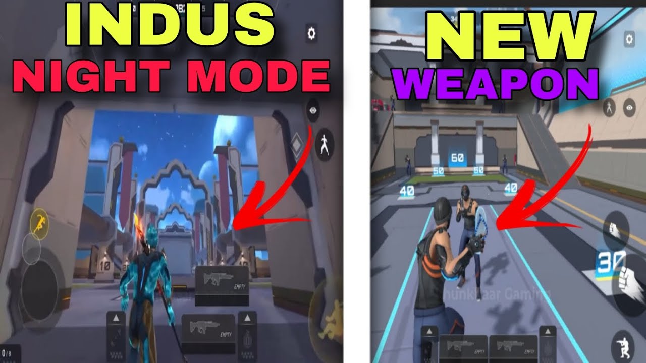 😍 Indus Game Night Mode gameplay | New Melee Weapon CHAPPAL | Indus ...