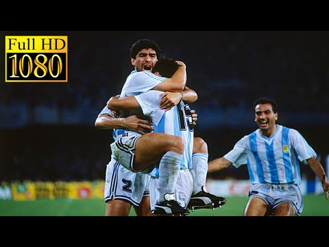 Argentina - Romania World Cup 1990 | Full highlight -1080p HD | Diego Maradona
