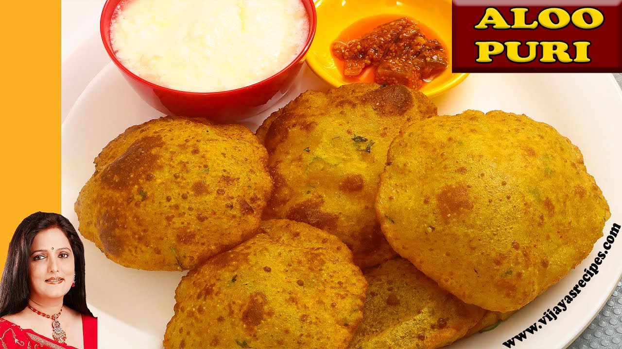 ALOO PURI RECIPE - POTATO POORI - ALU KI PURI II आलू पूरी - आलू मसाला ...