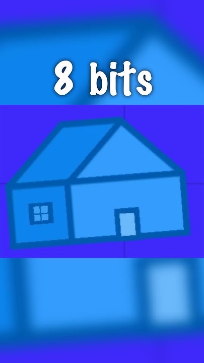 64 bits 32 bits 16 bits 8 bits 4 bits 2 bits 1 bit house - YouTube