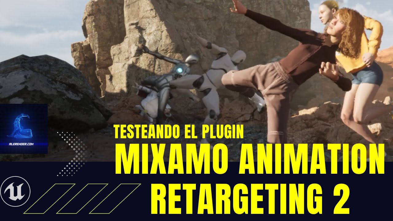 Testeando el Mixamo animation retargeting 2 | UE5 - YouTube