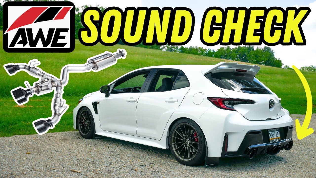 AWE Exhaust Sound Clips and Full Review | GR Corolla (The Most Detailed ...
