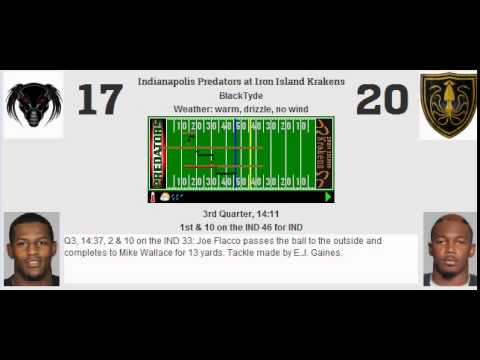 Week 11: Indianapolis Predators (7-3) @ Iron Island Krakens (3-7) - YouTube
