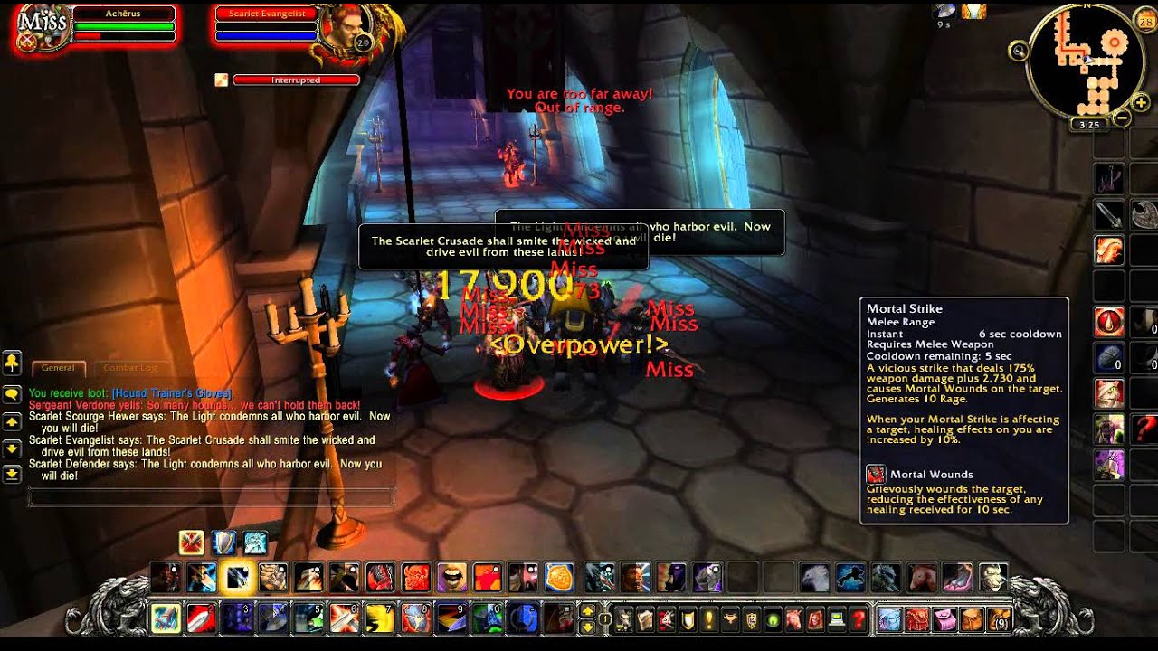 World of warcraft:scarlet halls - YouTube