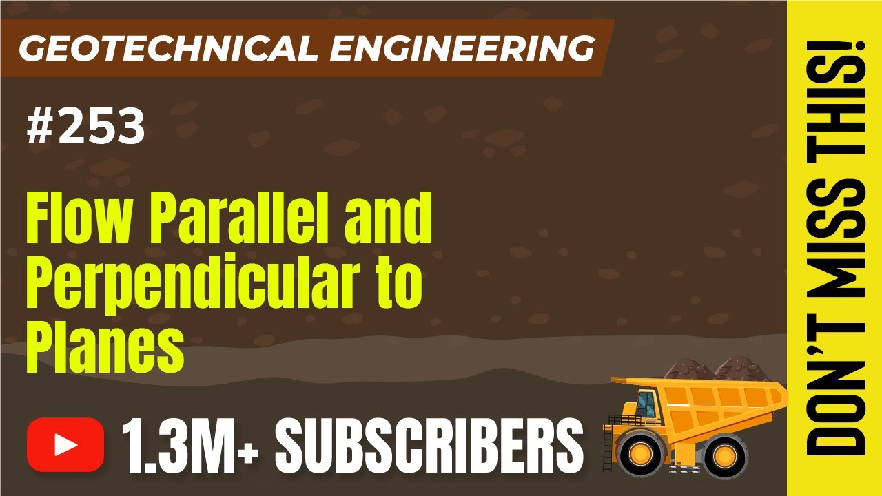 Flow Parallel and Perpendicular to Plane | Permeability of Soils ...