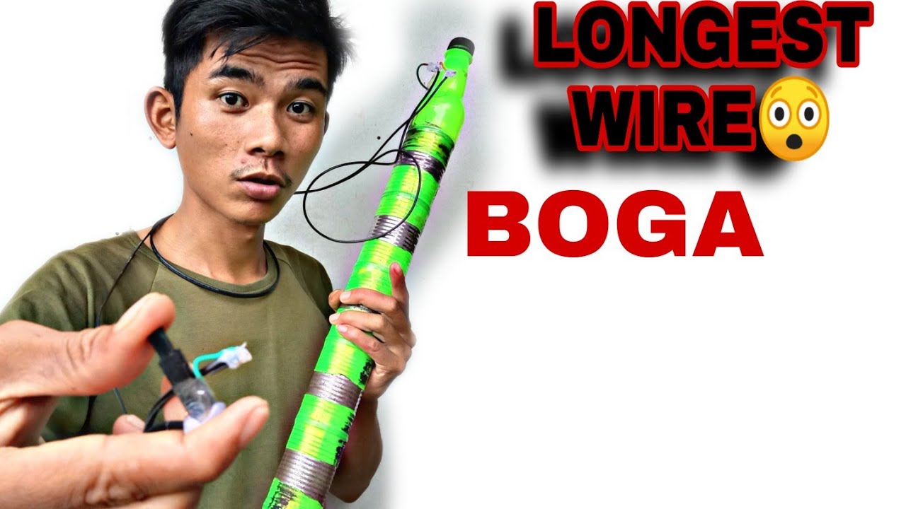 BOGA NA MAHABA ANG WIRE #boga #cannoncan #fireworks - YouTube