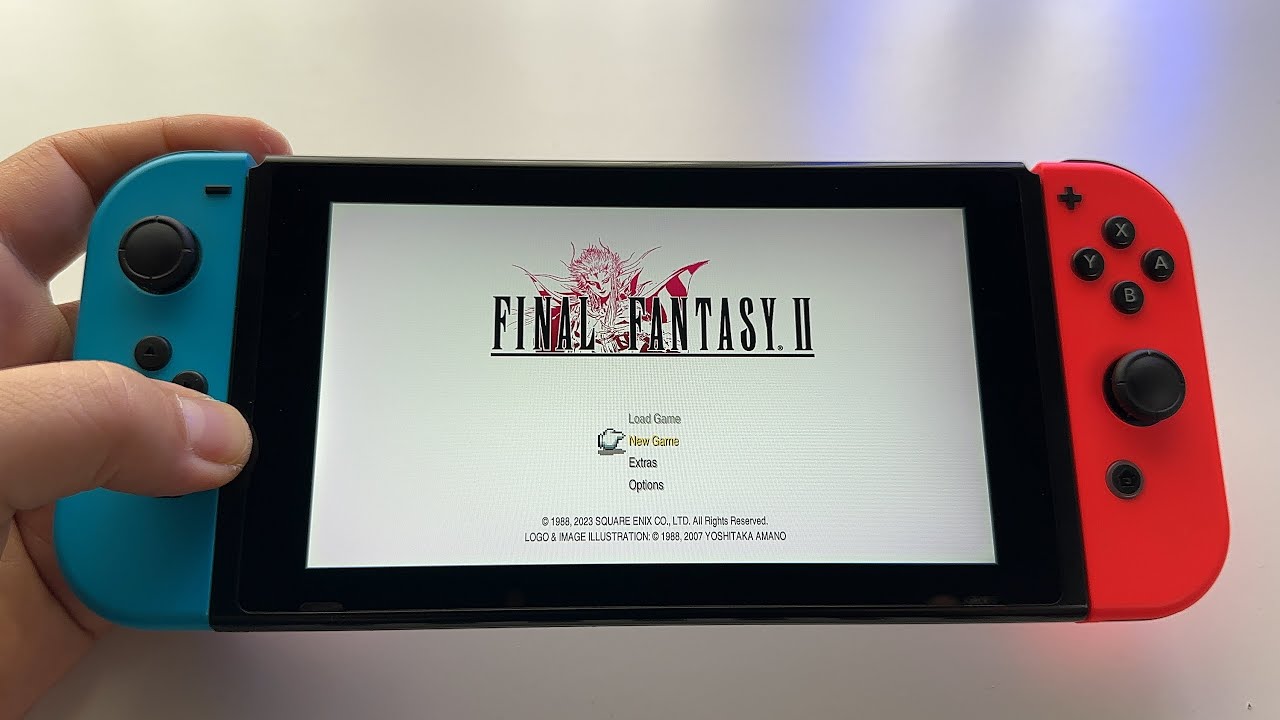 Final Fantasy 2 | Nintendo Switch handheld gameplay - YouTube