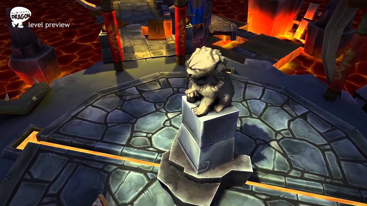 Almighty Dragon - Pre Render Scene - Level Preview - YouTube