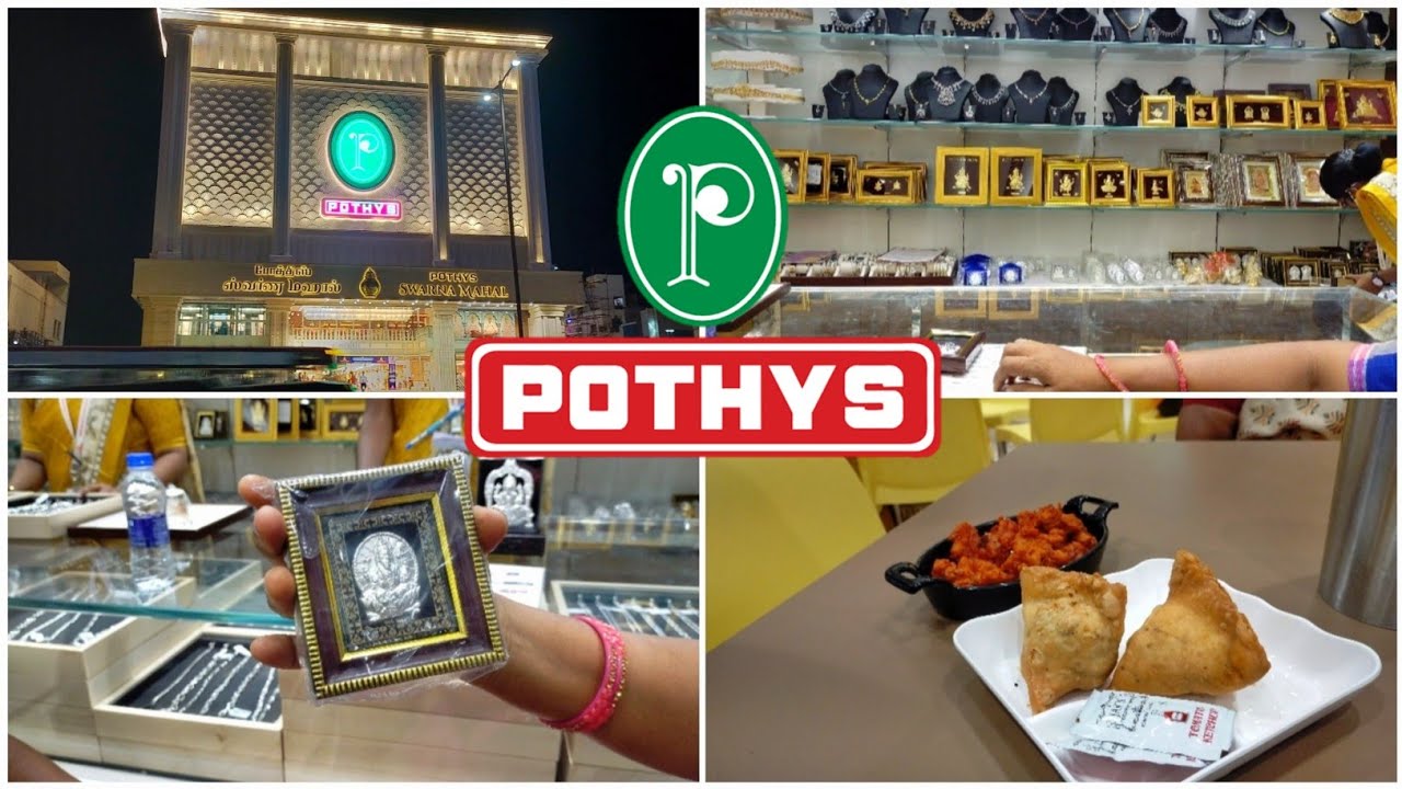 Pothys Swarna Mahal Chrompet - Shopping Vlog - Meenakshi samayal - YouTube