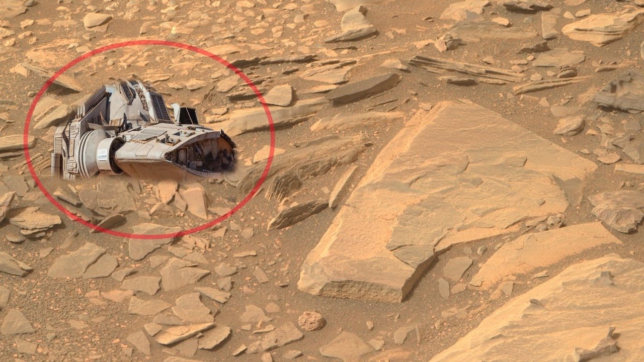 Nasa's Mars Rover Found a Broken Aircraft on Mars Surface ||Mars in 4K ...