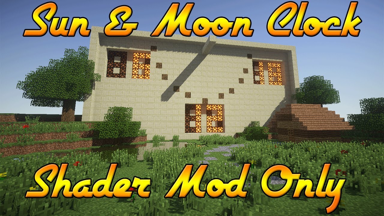 Minecraft: 24h Sun & Moon Shadow Clock - YouTube