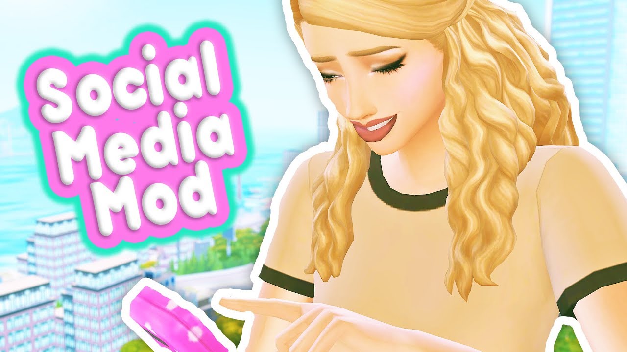 SOCIAL MEDIA MOD 📱💻 // THE SIMS 4 | MOD REVIEW - YouTube