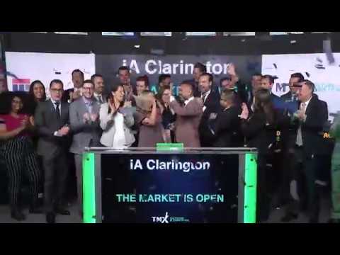 iA Clarington opens Toronto Stock Exchange, November 4, 2019 - YouTube