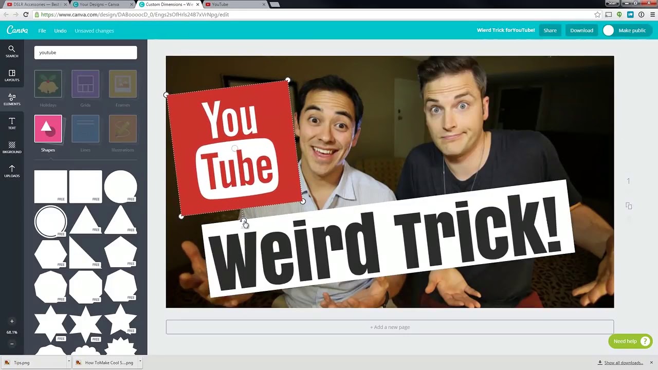 How to Make a YouTube Custom Thumbnail Tutorial — Quick and Easy - YouTube