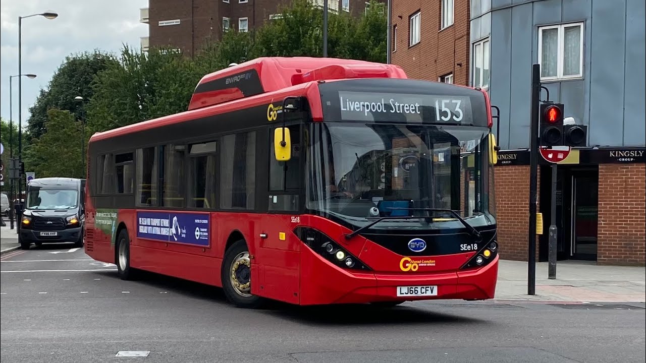 Rare | GoAhead London Route 153 | Alexander Dennis Enviro200EV (SEe20 ...