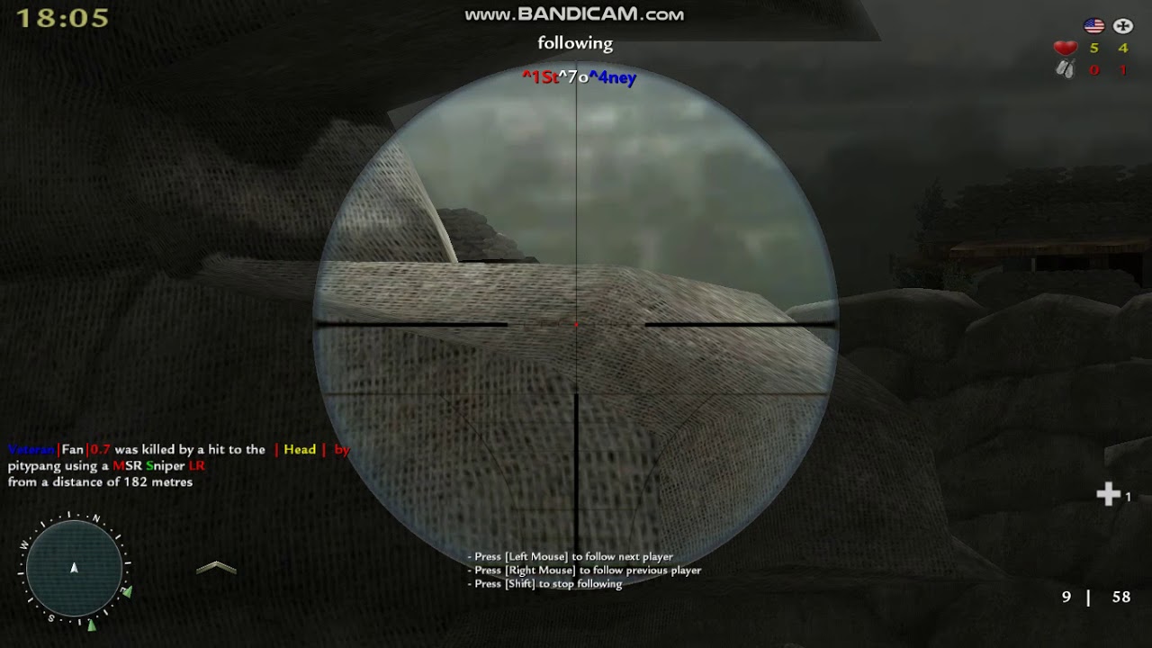 COD2 Sniper Server: ^1St^7o^4ney caught using Wallhack - YouTube