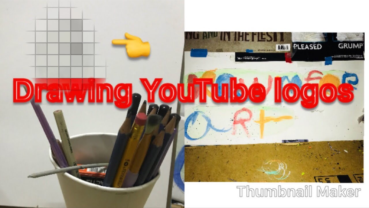 DRAWING-YOUTUBERS LOGOS IN BLACK AND WHITE - YouTube