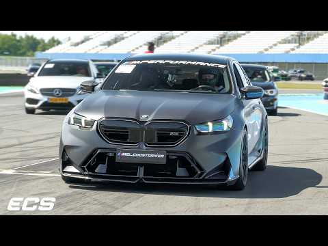 LOUD 1000HP BMW M5 G90 with TNEER Exhaust - Launch Controls & Revs !