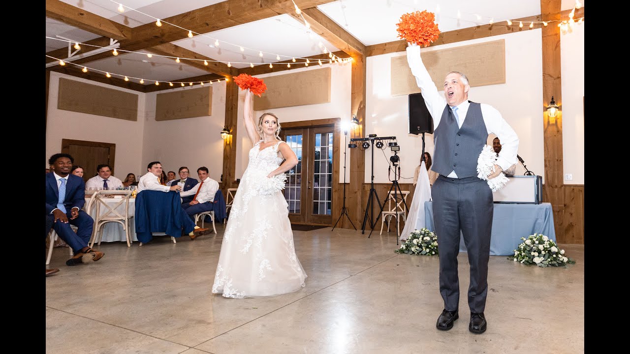 Best surprise father daughter (& sisters) wedding dance (& cheer) to ...