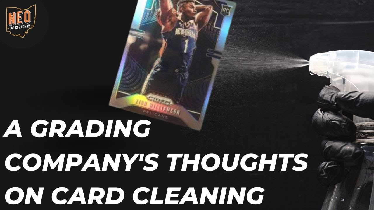 A Sports Card Grading company gives it's thoughts on card cleaning ...
