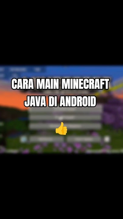 Cara main minecraft java di hp android!!!! #fyp #tutorial - YouTube