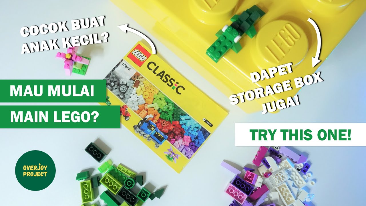 Cocok untuk Pemula! | LEGO Classic Medium Creative Brick Box 10696 ...