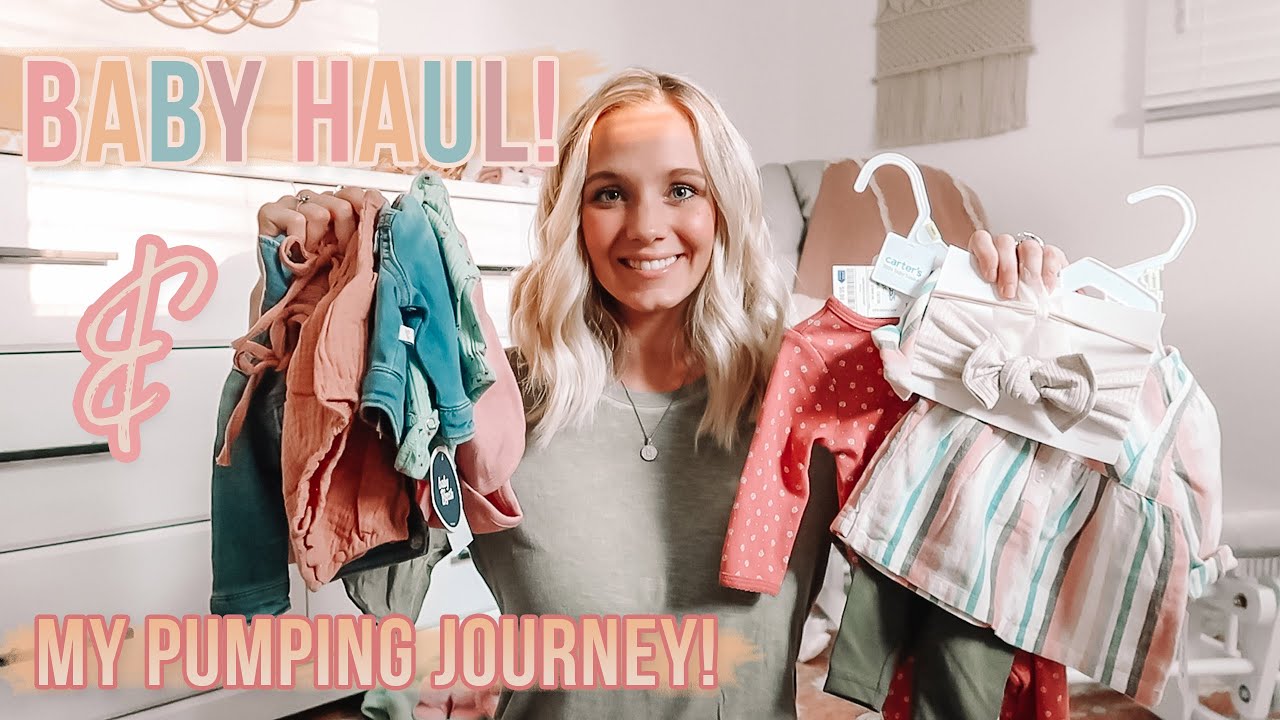 BABY HAUL + all about pumping!!! EXCLUSIVELY PUMPING - YouTube