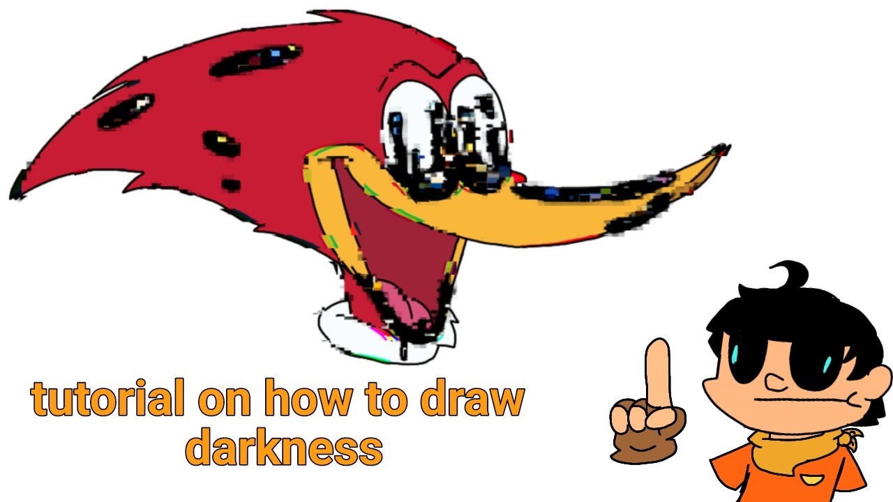 An amazing tutorial on how to draw darkness. - YouTube