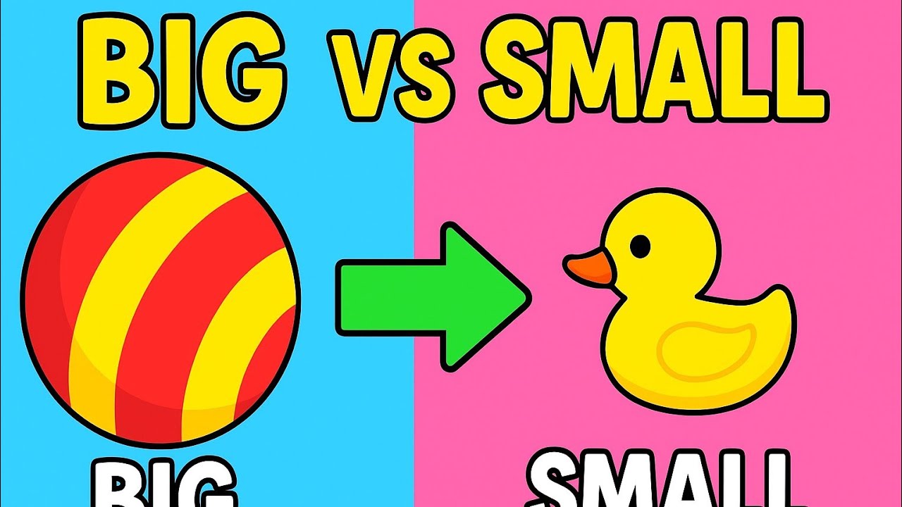 Big vs Small | Learning for Kids | Fun Educational Video - YouTube
