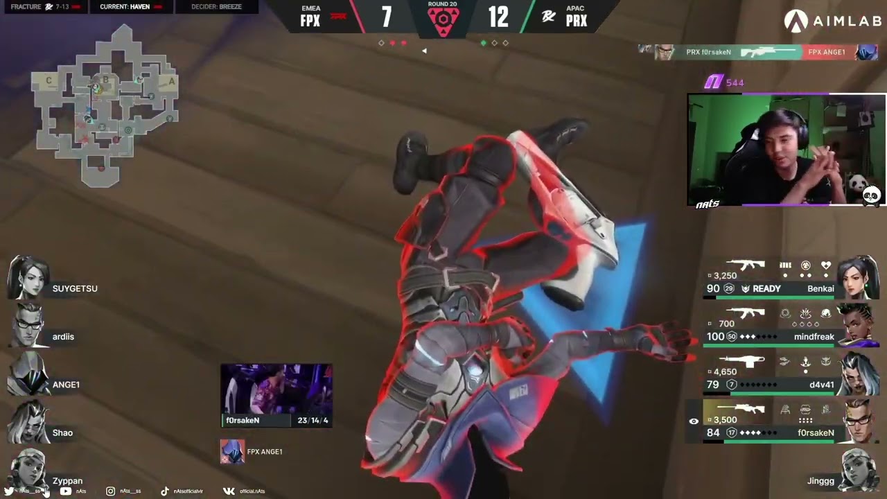 Shanks, Nats, Melanji and Tarik React to PRX win Map 4 - YouTube