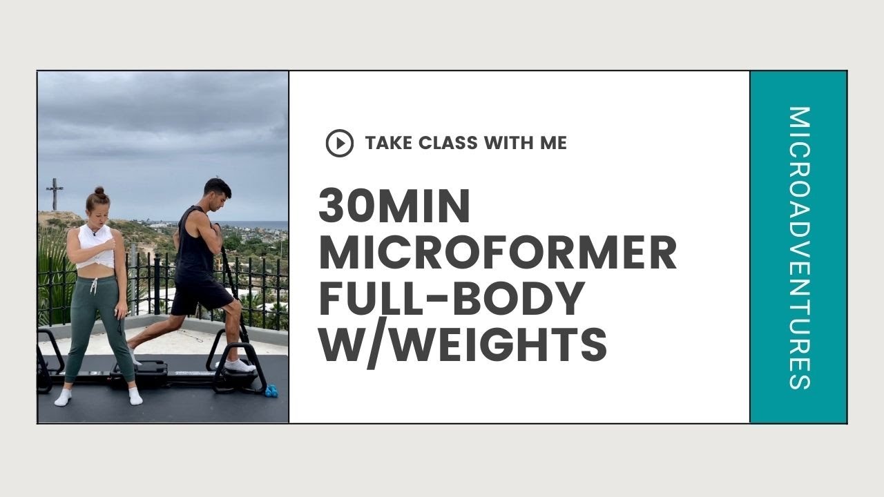 30 min Full-Body Microformer Workout with Hand-weights - YouTube